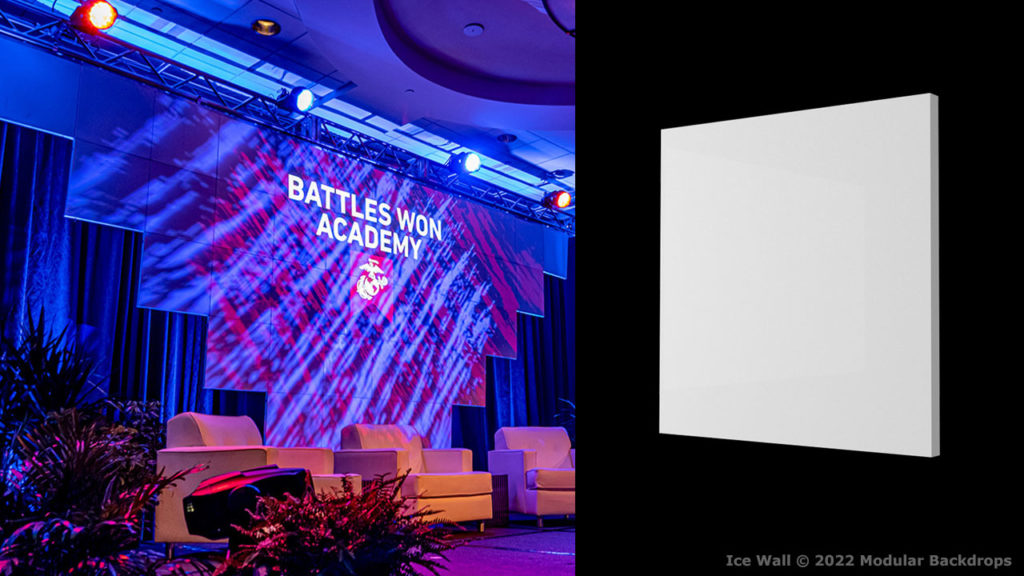 Ice Wall - Ice Pattern Event Backdrop | Modular Backdrops USA