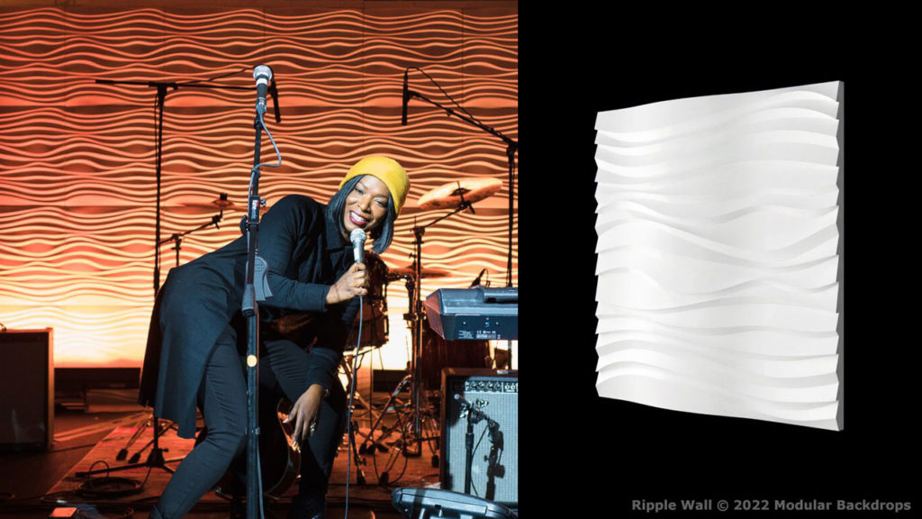 Ripple Wall - Wave Pattern Event Backdrop | Modular Backdrops USA