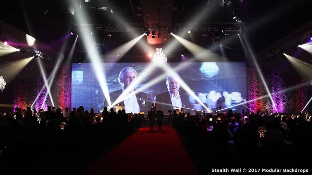 Gala Dinner Event Backdrops - Modular Backdrops USA