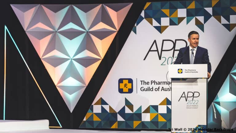 Tri Wall - Triangle Pattern Event Backdrop | Modular Backdrops USA